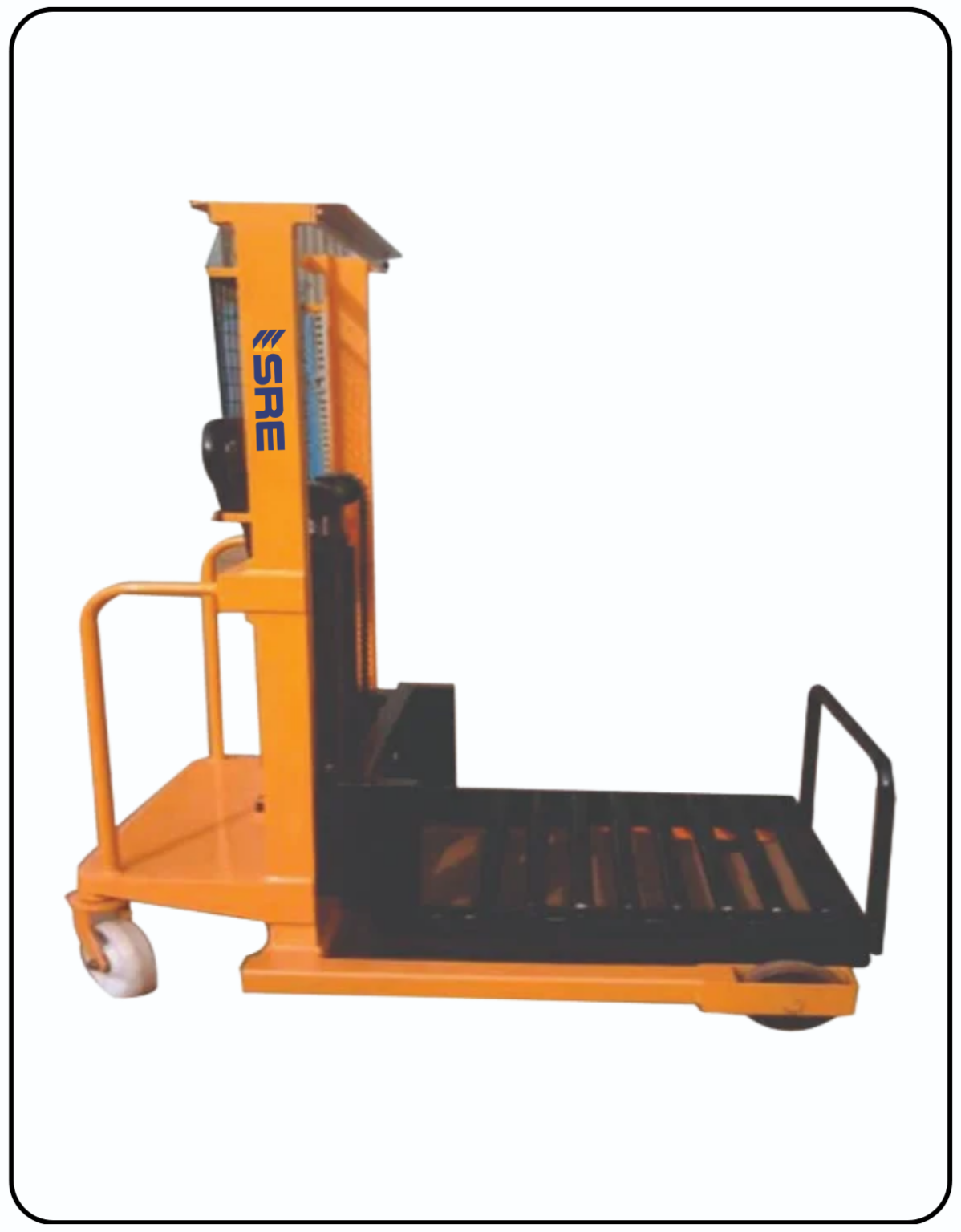 Roller Platform Stacker | SRE Material Handling Equipment